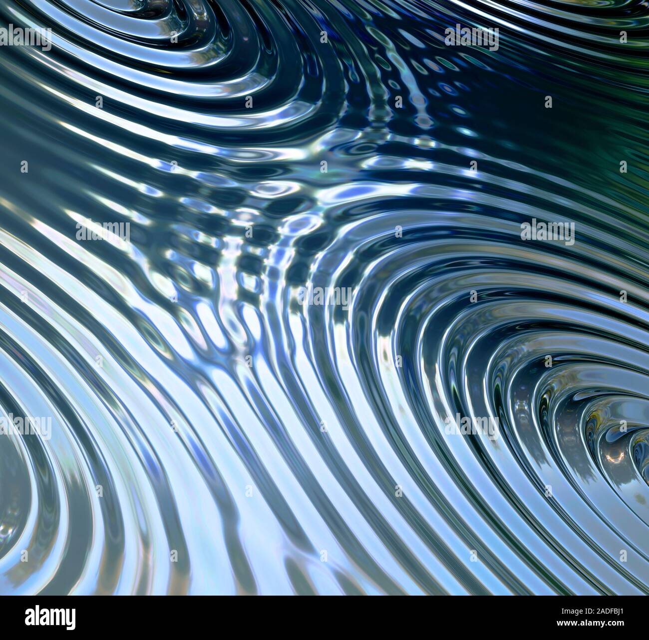 Ripples on a water surface Stock Photo - Alamy
