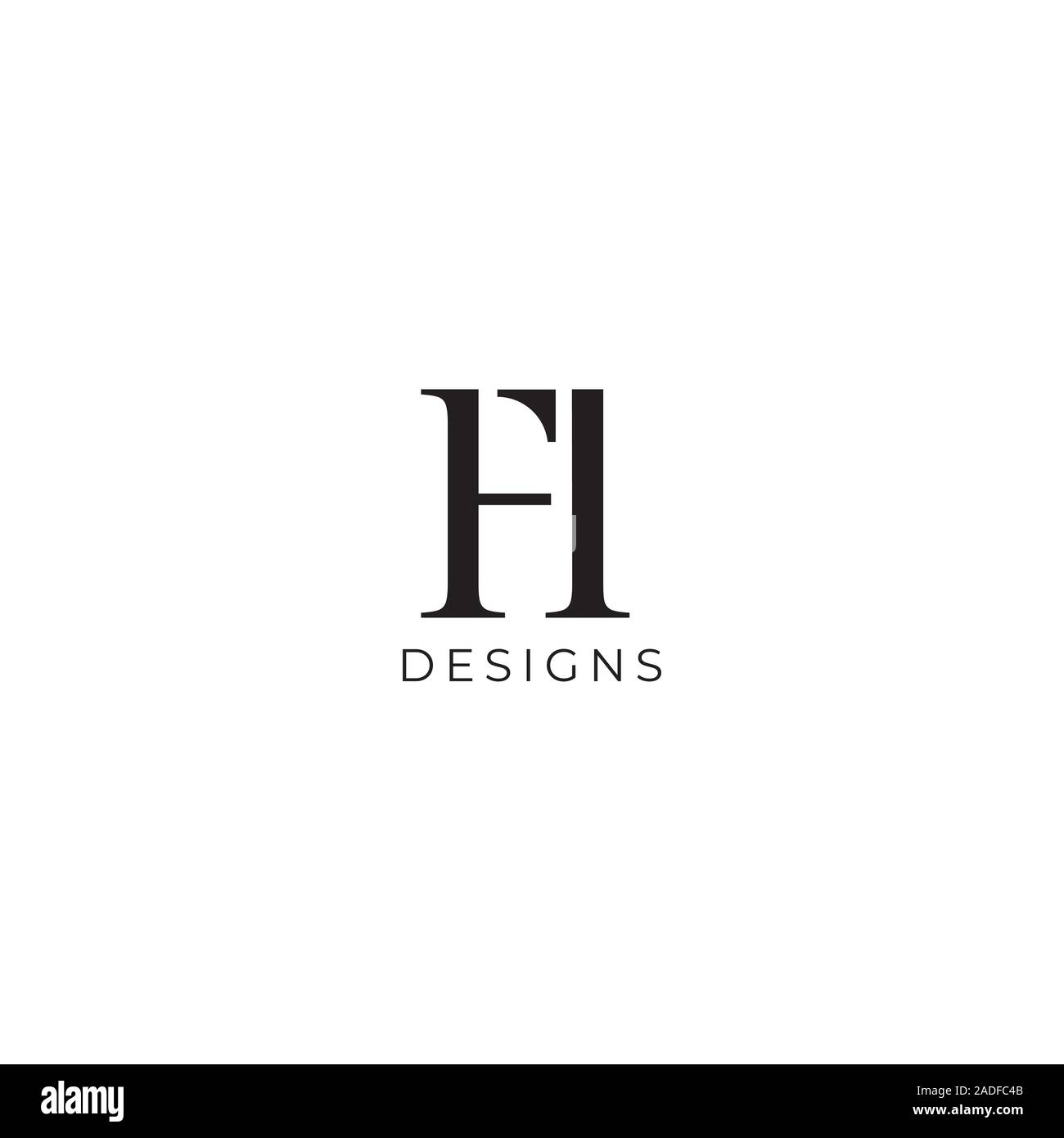 F,H letters vector logo. FH emblem. FH badge Stock Vector Image & Art ...