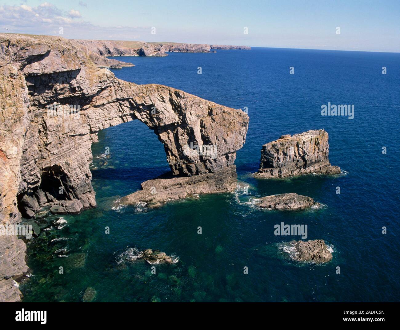 Examples of some of the more spectacular features of coastal erosion ...