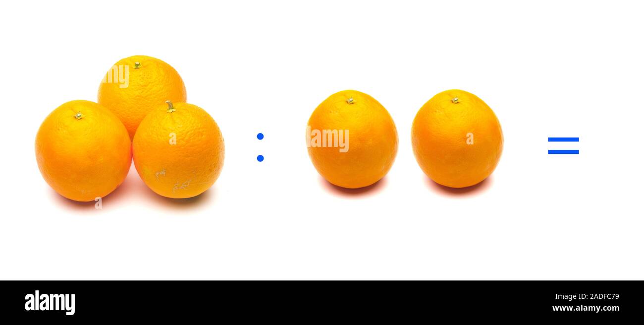 Simple mathematical operations, division. learning to divide with ...