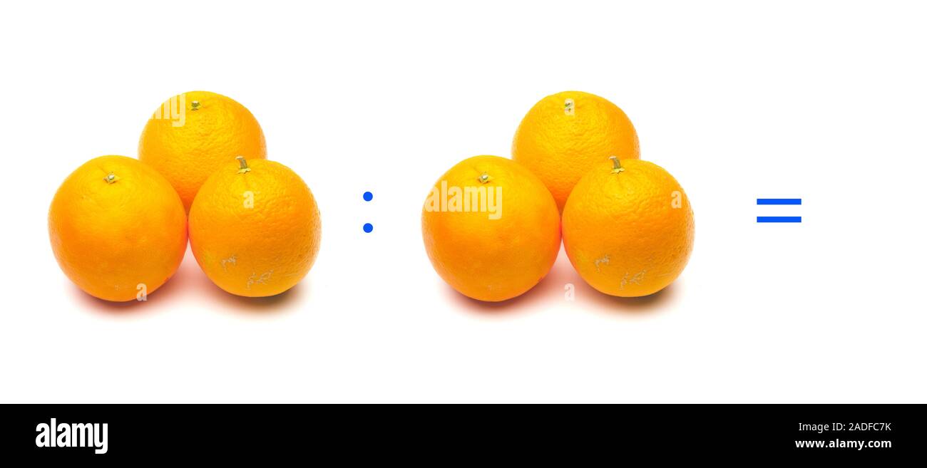 Simple mathematical operations, division. learning to divide with ...