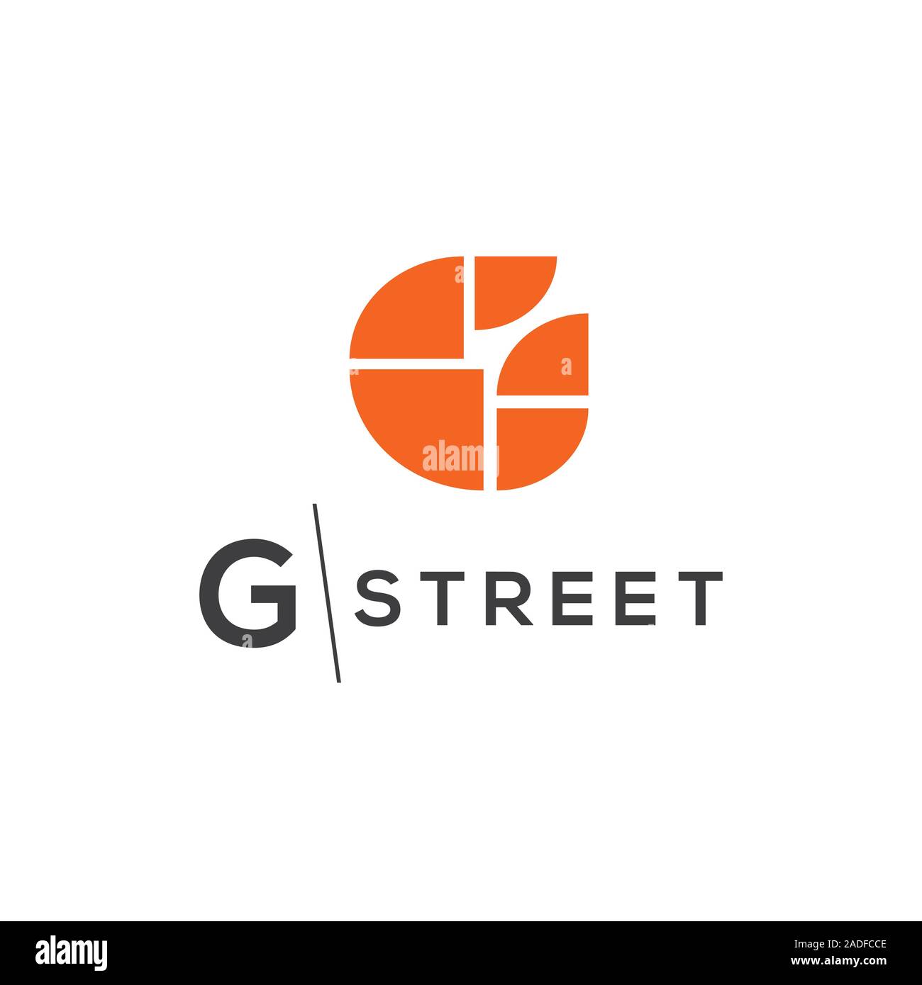 Street vector logo. Street emblem. G letter vector logo Stock Vector ...