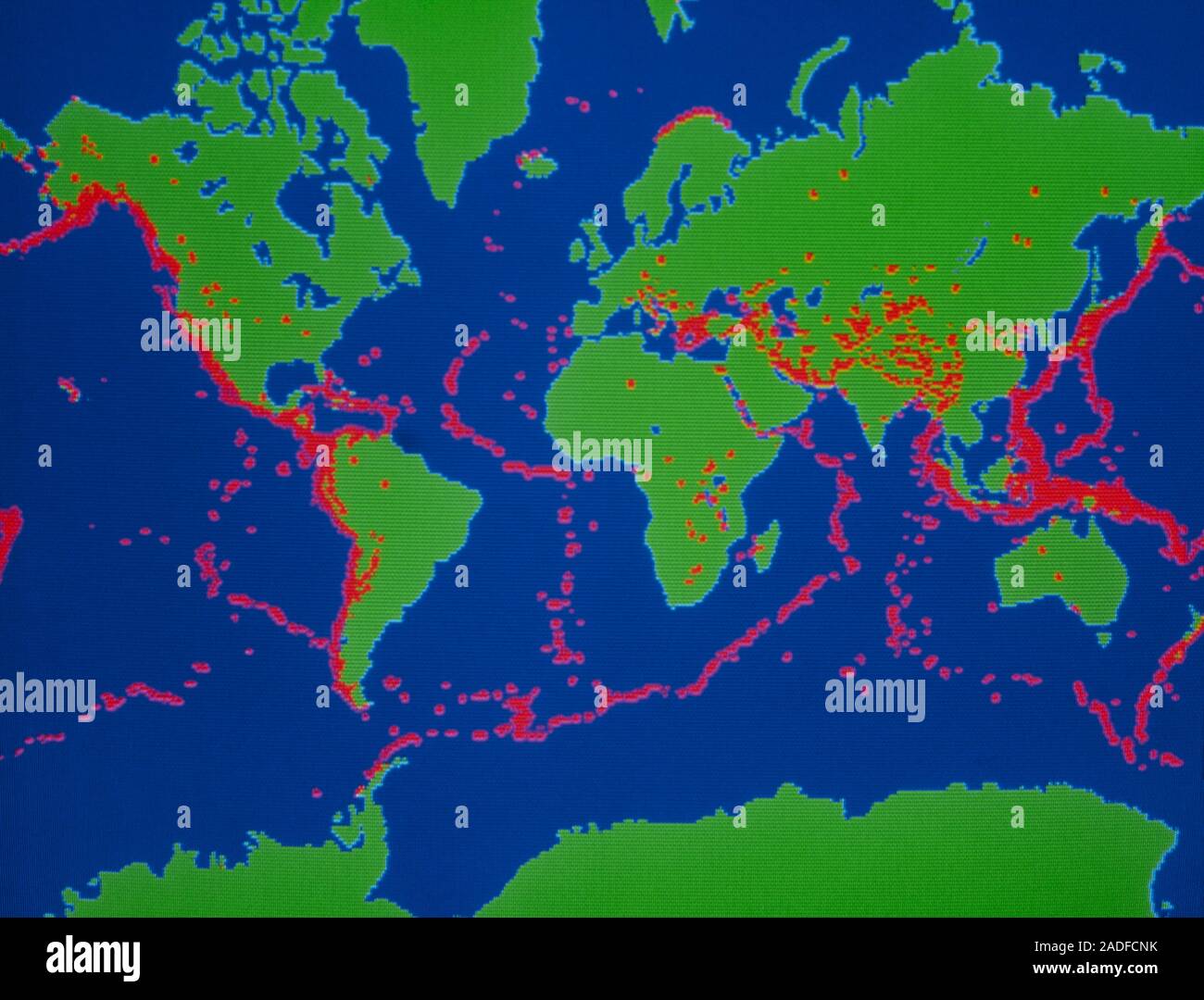 Relationship between earthquakes and tectonic plate boundaries ...