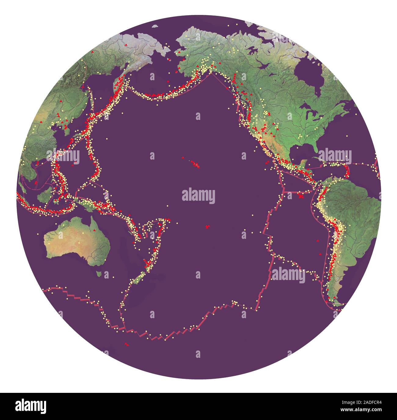 Earthquakes Map On The Ring Of Fire Design And Prepare For Earthquakes