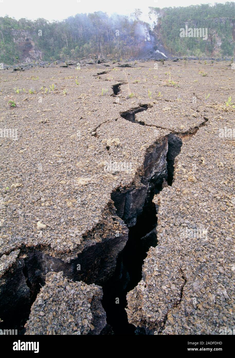 East rift zone of Kilauea volcano, in the Hawaii Volcanoes National ...