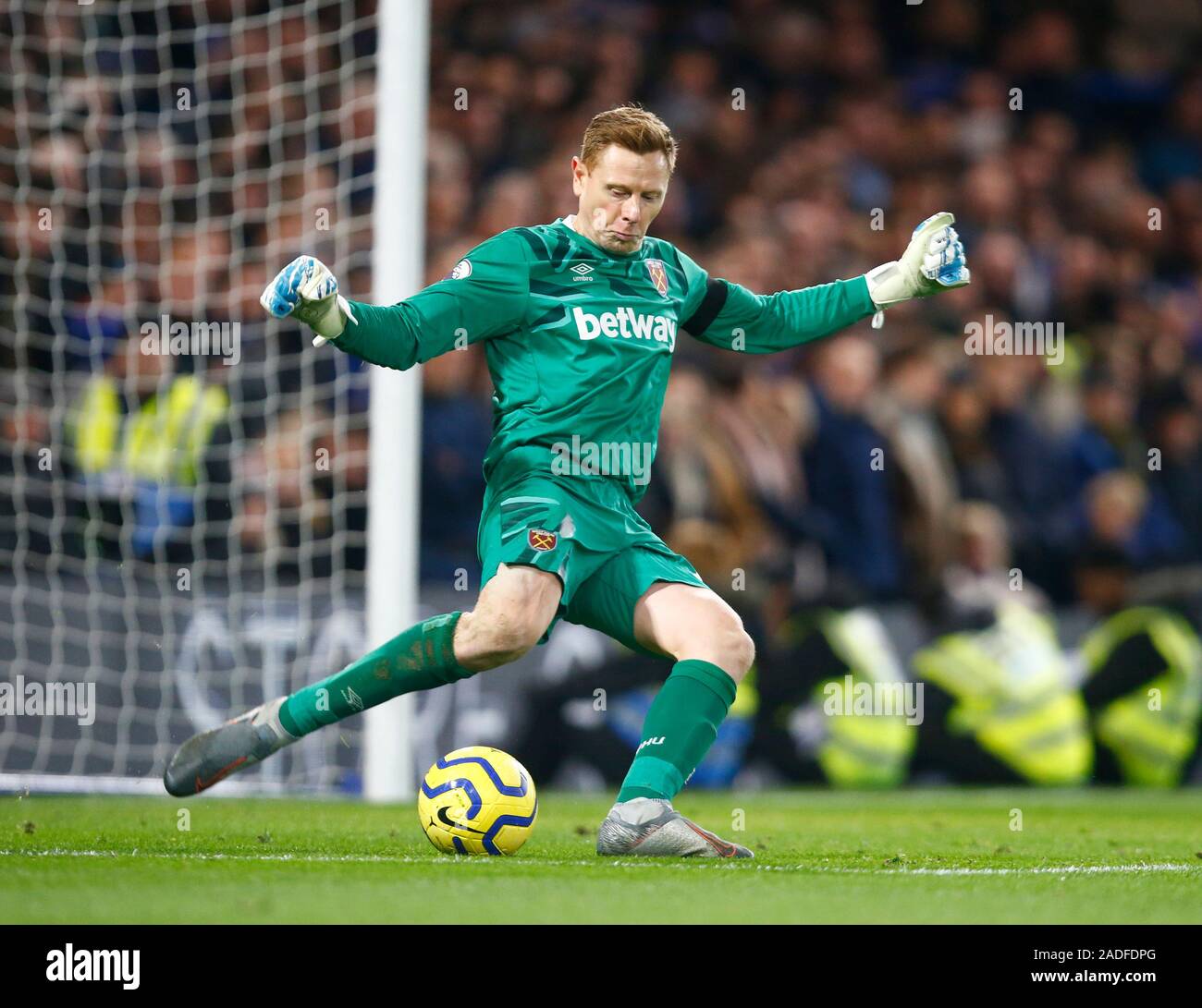 LONDON, UNITED KINGDOM. NOVEMBER 30 West Ham United's David Martin ...