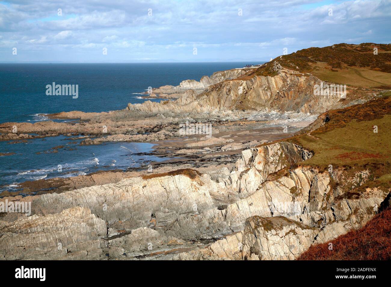 Shale coastline. Shales are sedimentary rocks formed from mud or clay ...