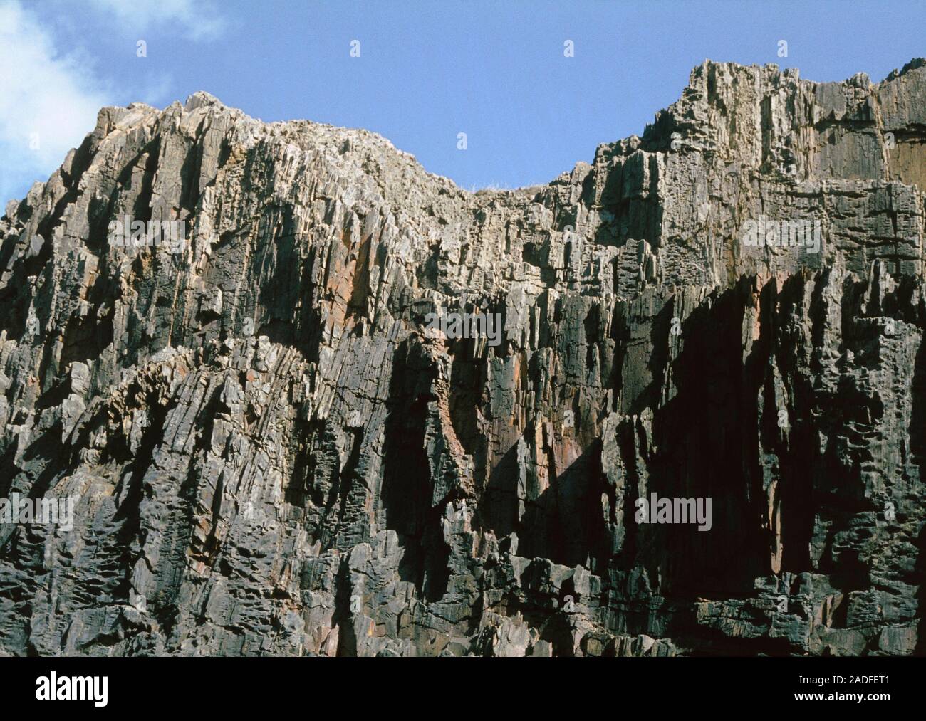 Cliffs of mudstone and siltstone Stock Photo - Alamy
