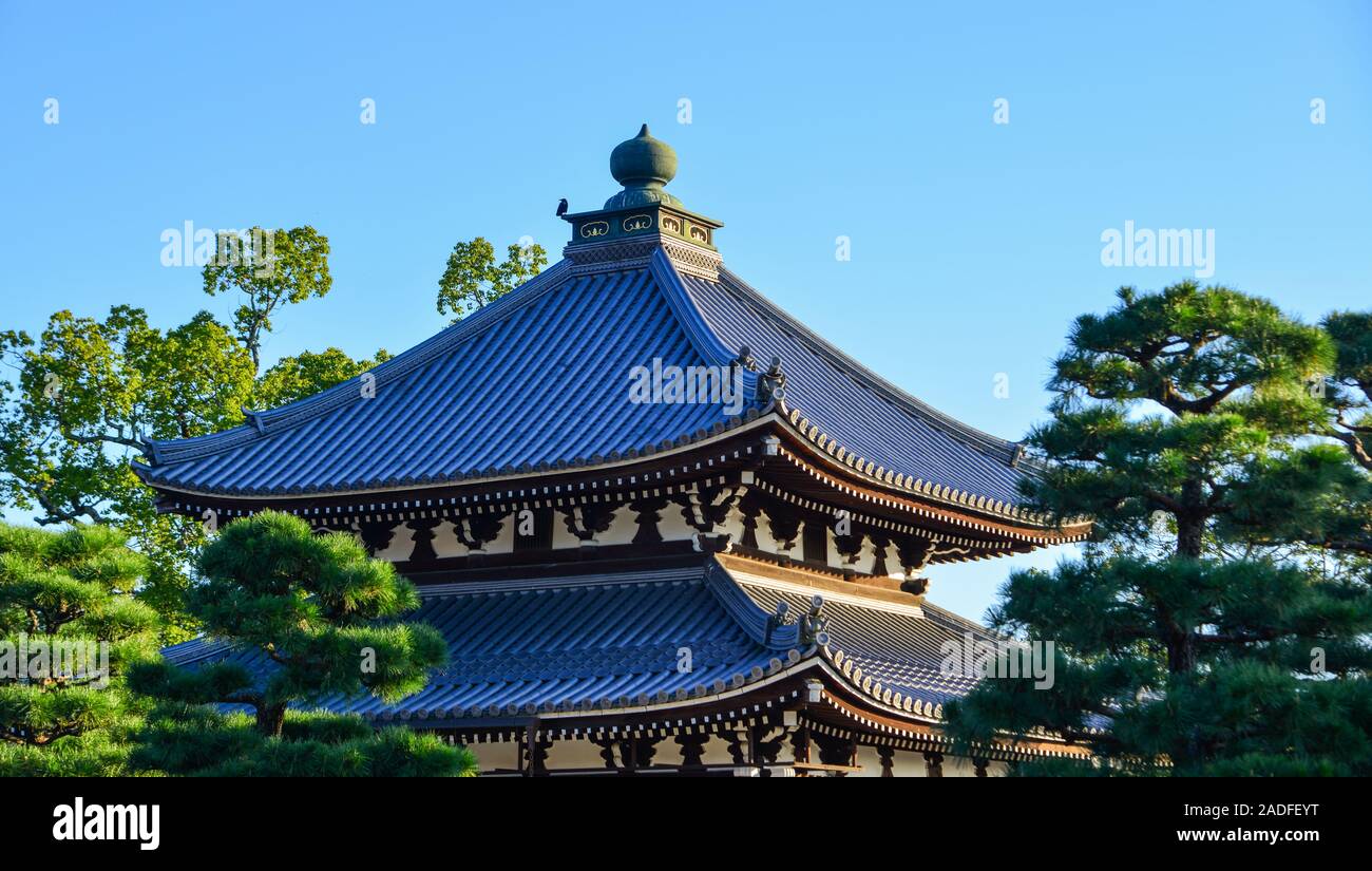 Ancient temple in Kyoto, Japan. Kyoto is considered the cultural ...