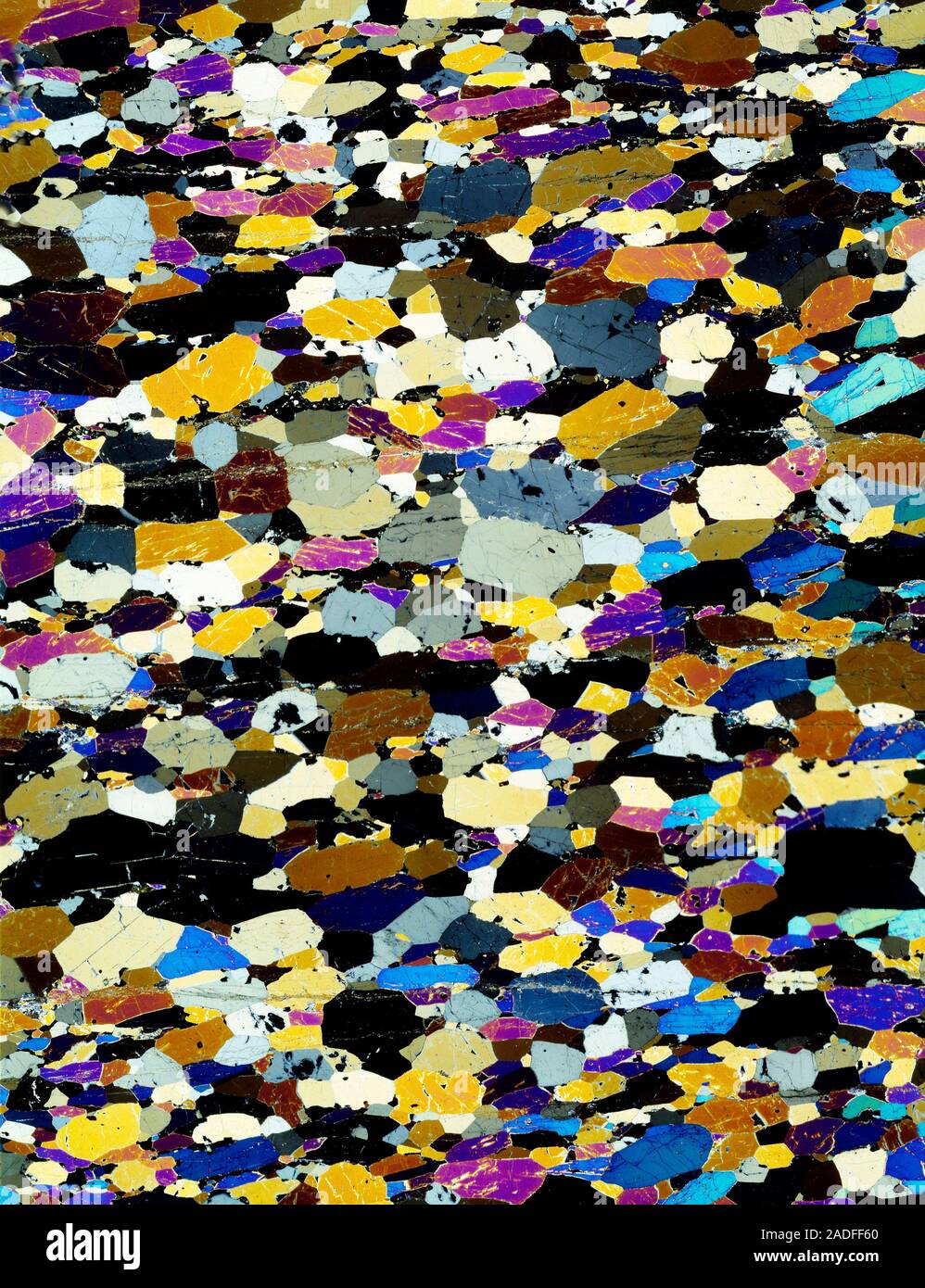 Lherzolite ultra basic rock. Light micrograph of a cross section through Lherzolite. Lherzolite ...