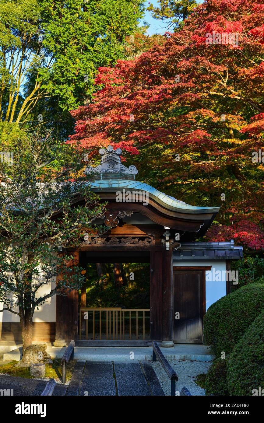 Ancient temple in Kyoto, Japan. Kyoto is considered the cultural ...
