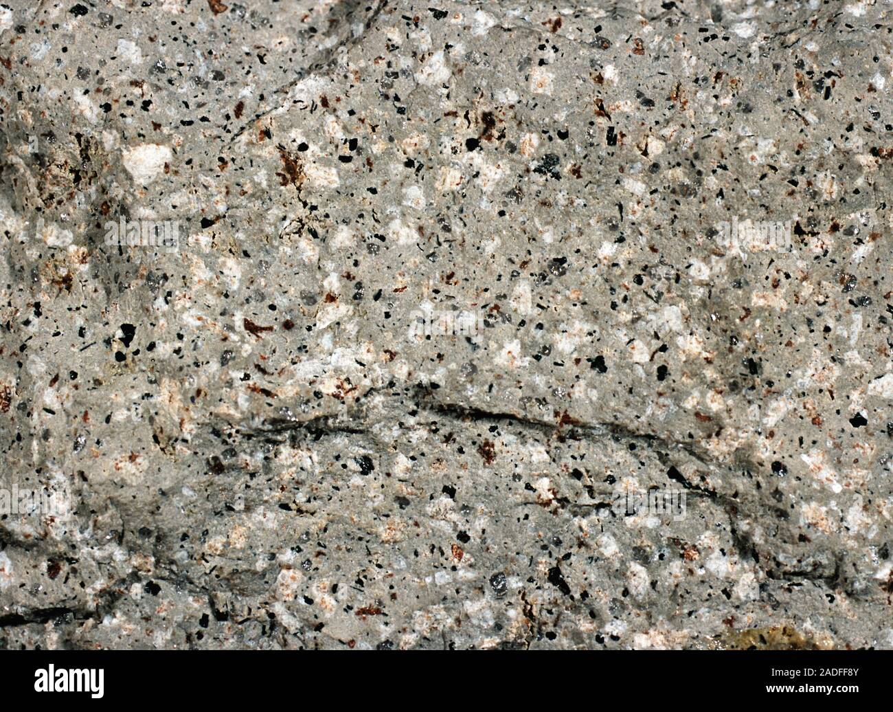 Dacite igneous rock. Dacite forms when molten volcanic lava solidifies ...