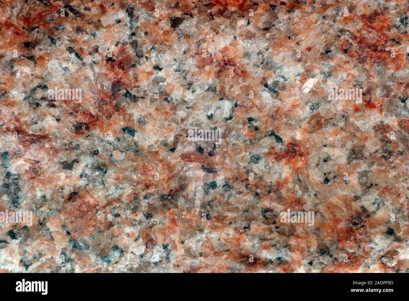 Granite sample, close-up. Granite is an intrusive igneous rock ...