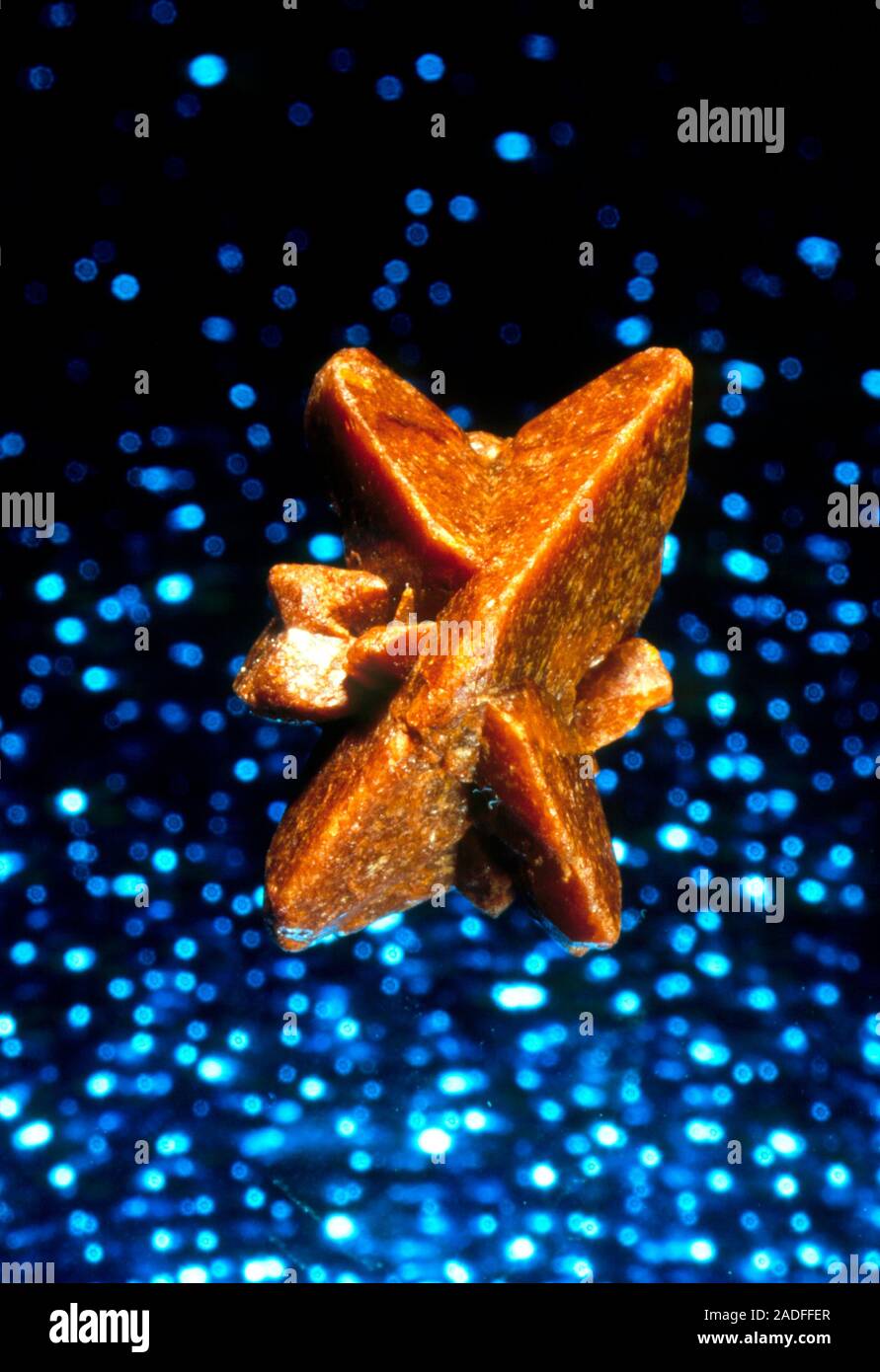Monazite crystals. Monazite is a rare earth phosphate, containing ...