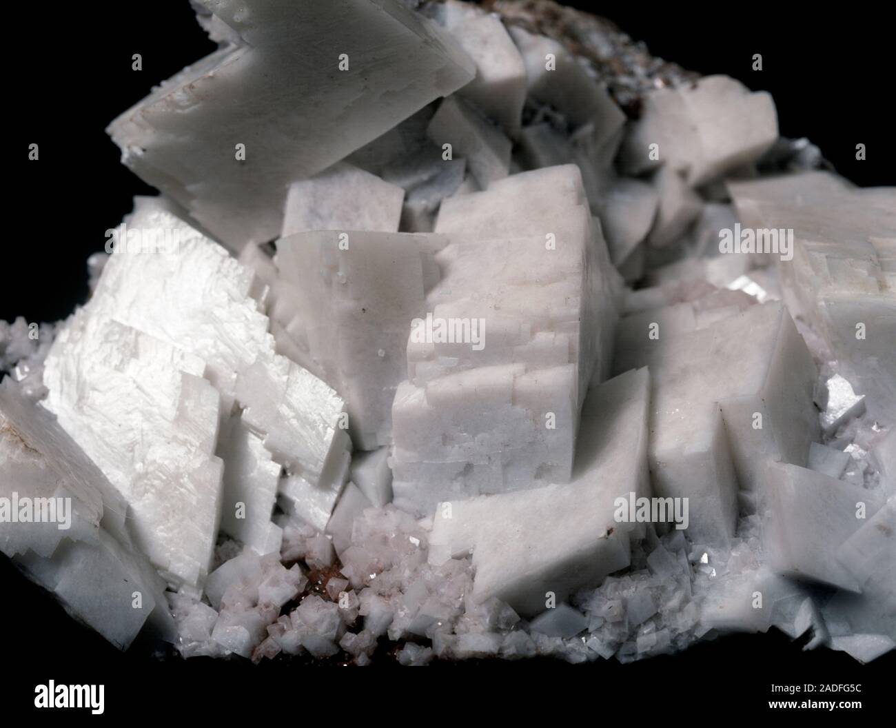 Dolomite (calcium magnesium carbonate). This is a common sedimentary ...