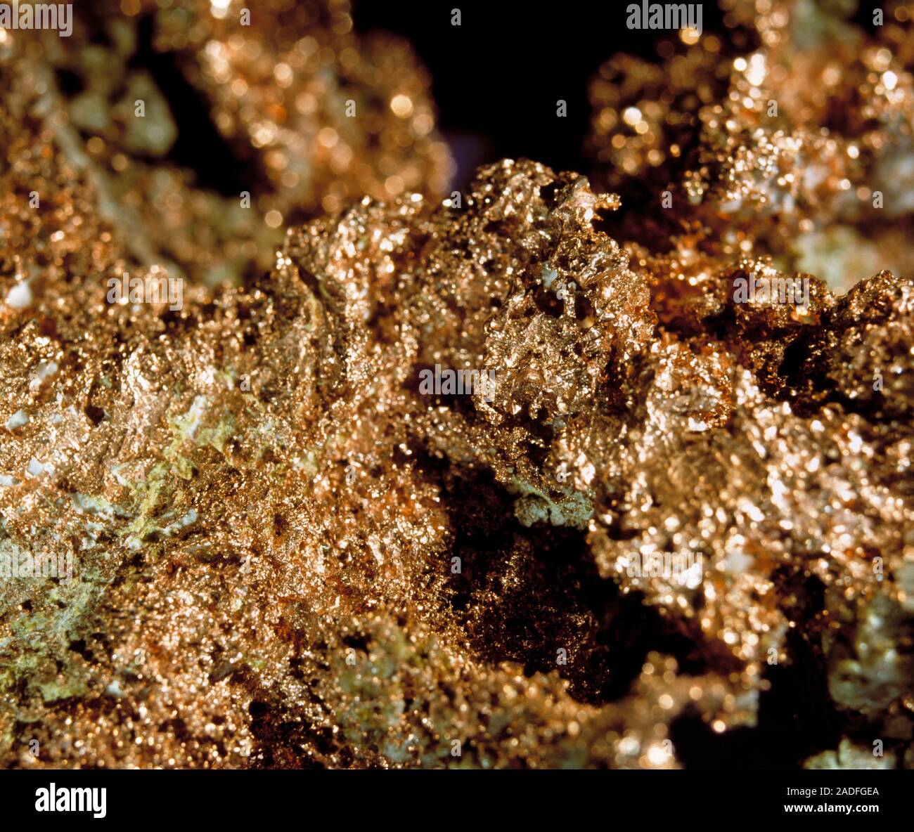 Native copper. Copper which is found naturally in a pure (chemically ...