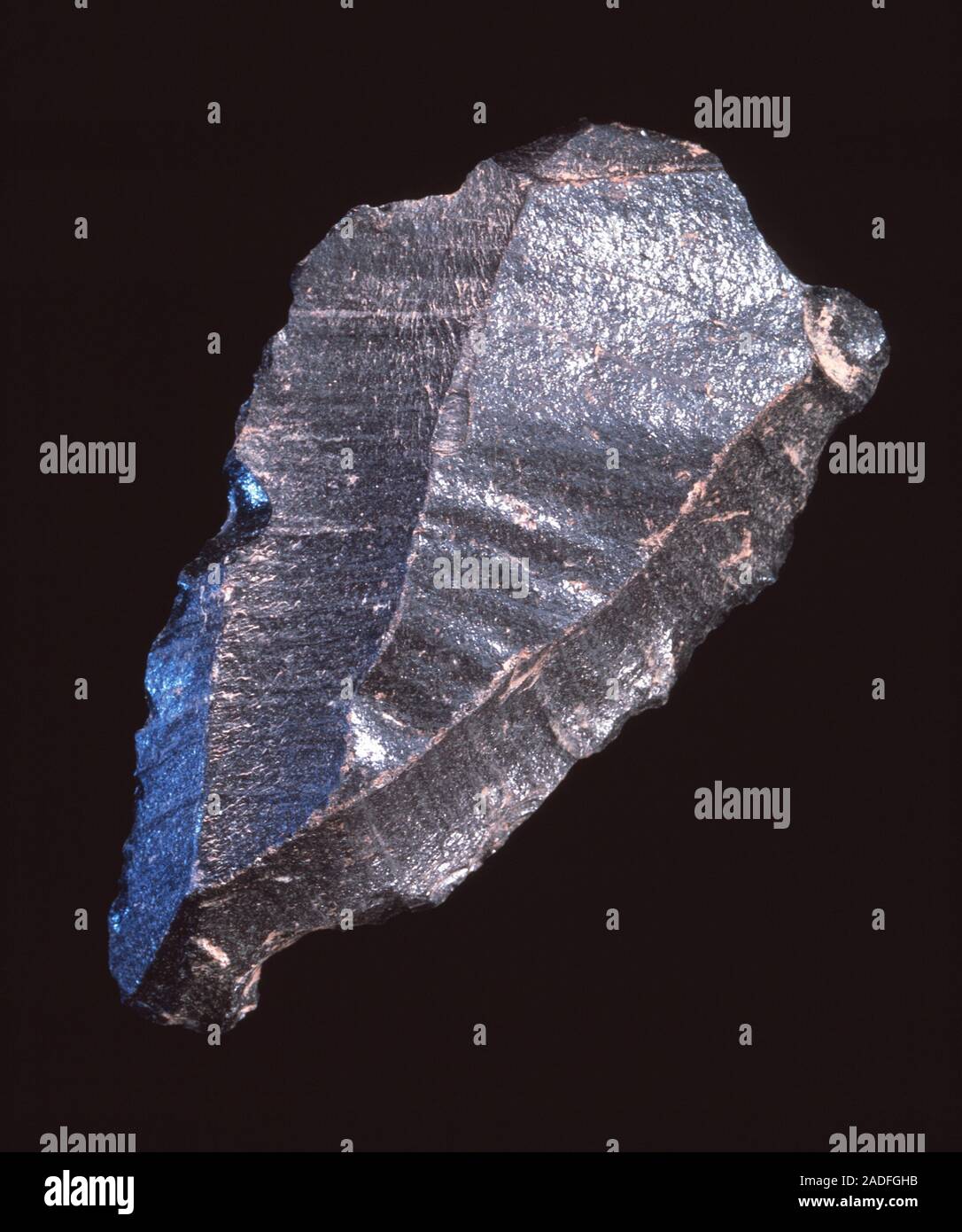 Neolithic tool. Ancient stone tool made by a neolithic (stone age ...