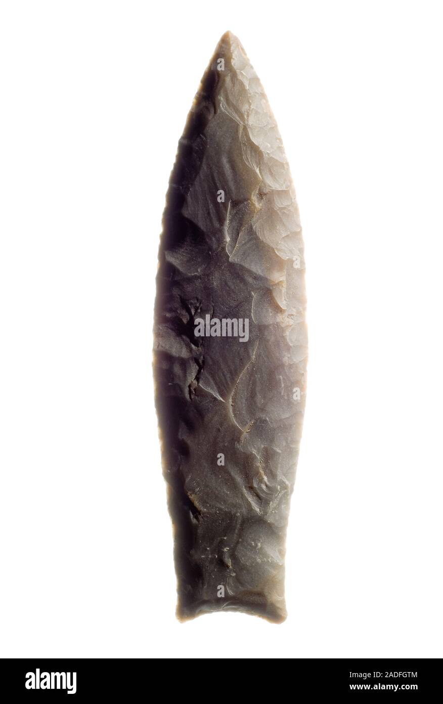 Native American arrowhead. This arrowhead was used by Native Americans ...