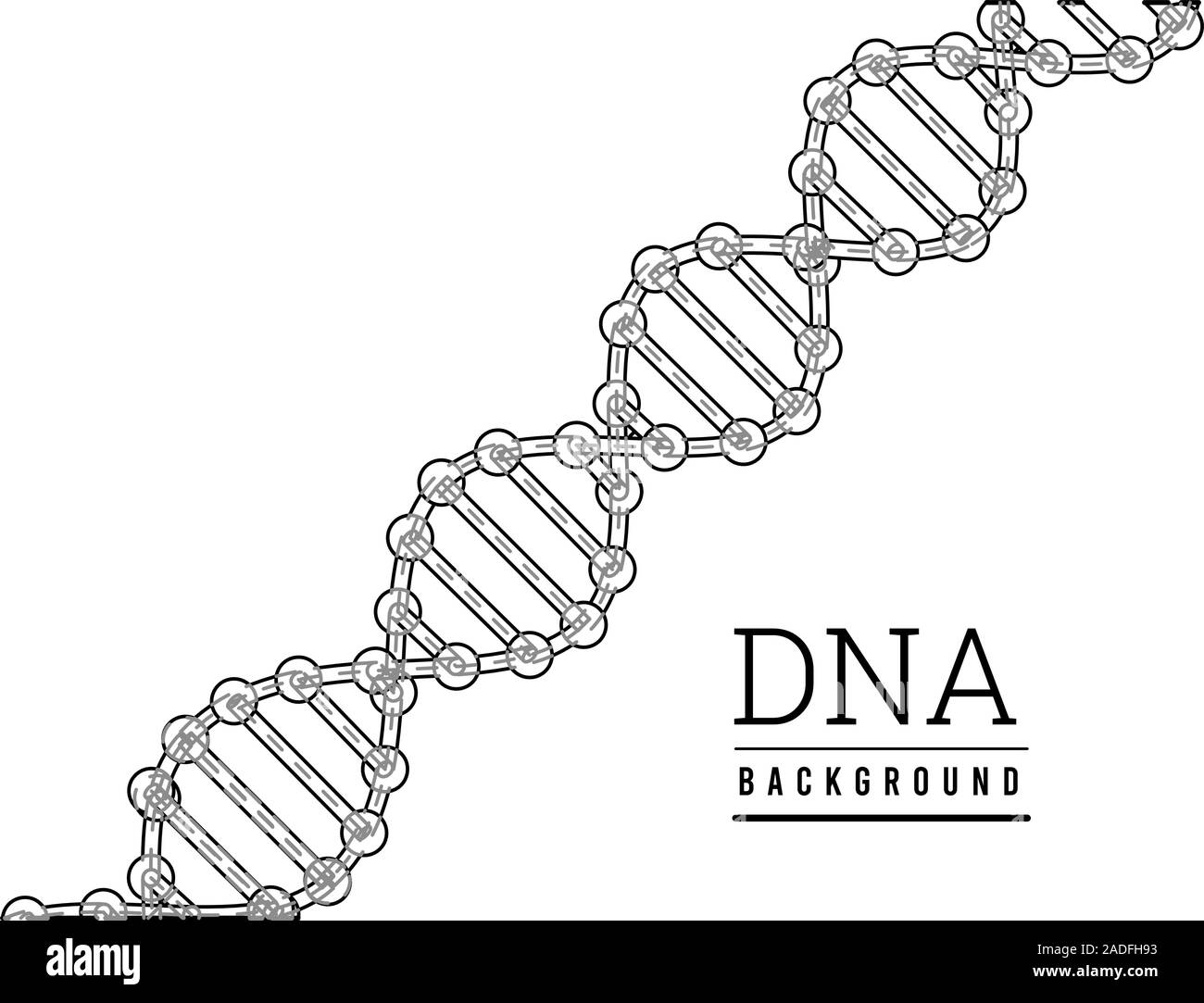 Dna genetics science Stock Vector Images - Alamy