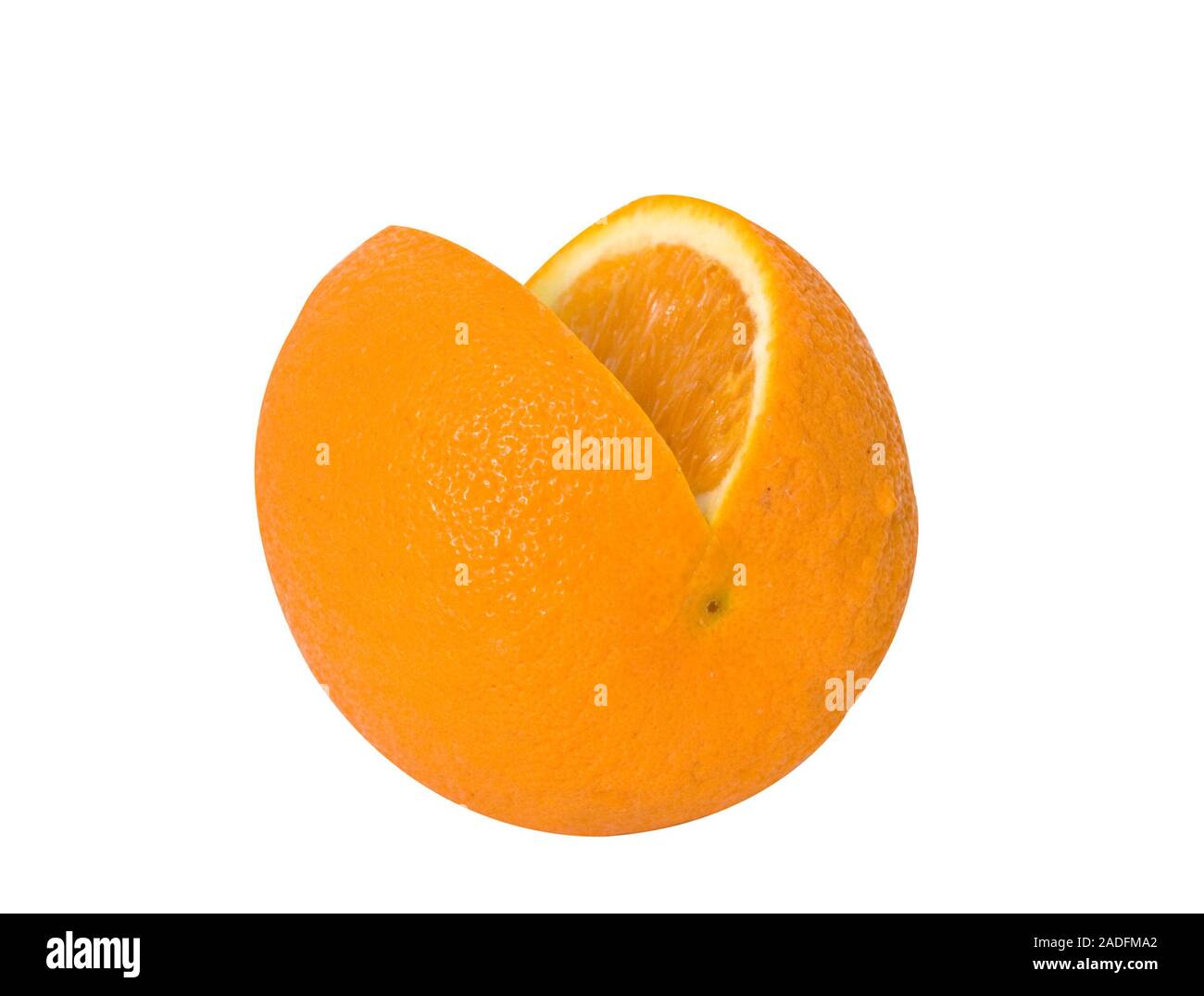 Orange isolated on white background Stock Photo - Alamy