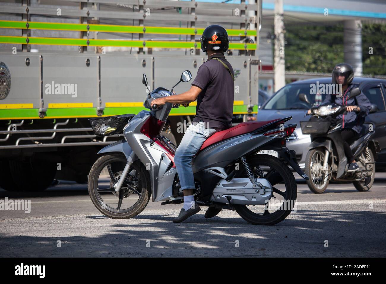 Honda wave motorbike hi-res stock photography and images - Alamy