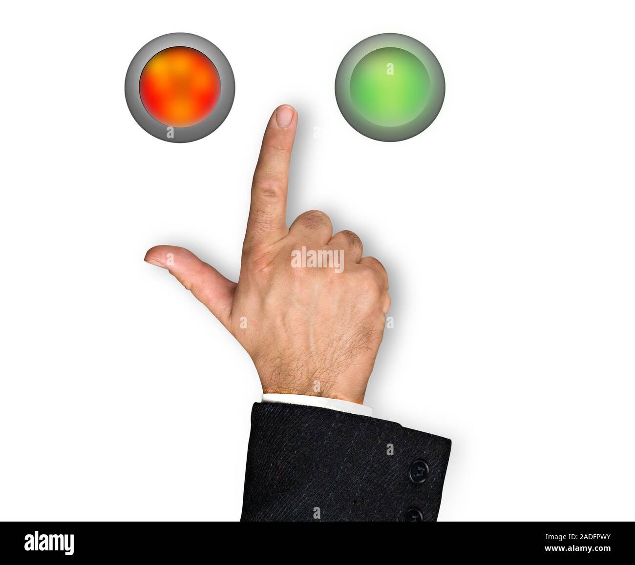 Between the buttons hi-res stock photography and images - Alamy