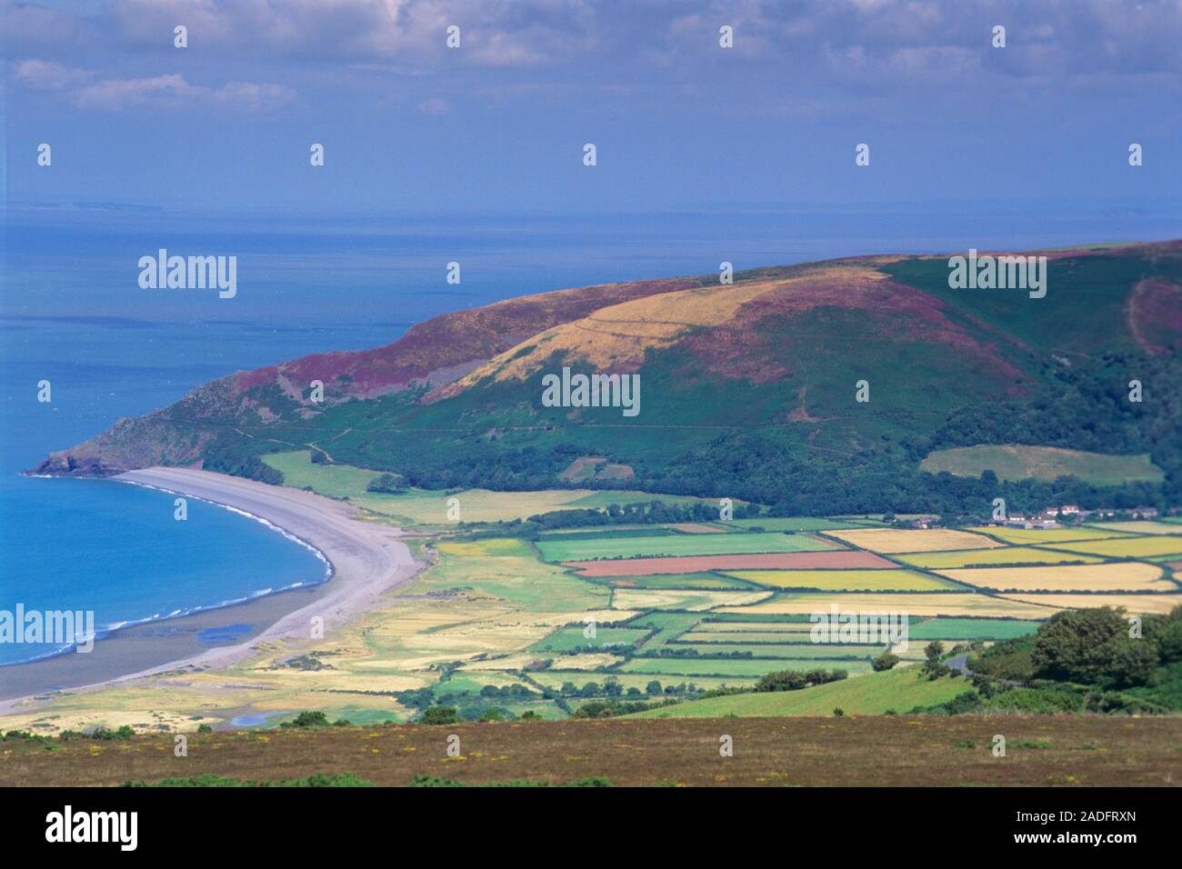 Coastal farmland. This kind of land, sheltered by hills and near the ...