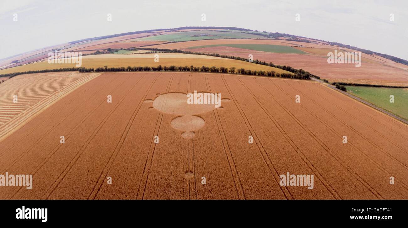 Crop formation in the form of the Mandelbrot Set", the basic image of ...