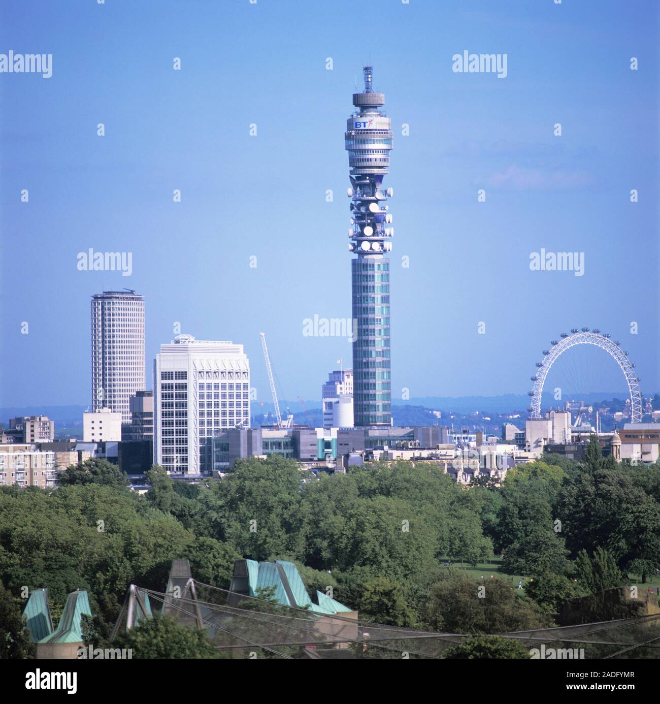Post Office Tower, London, UK. The Post Office Tower (British Telecom ...