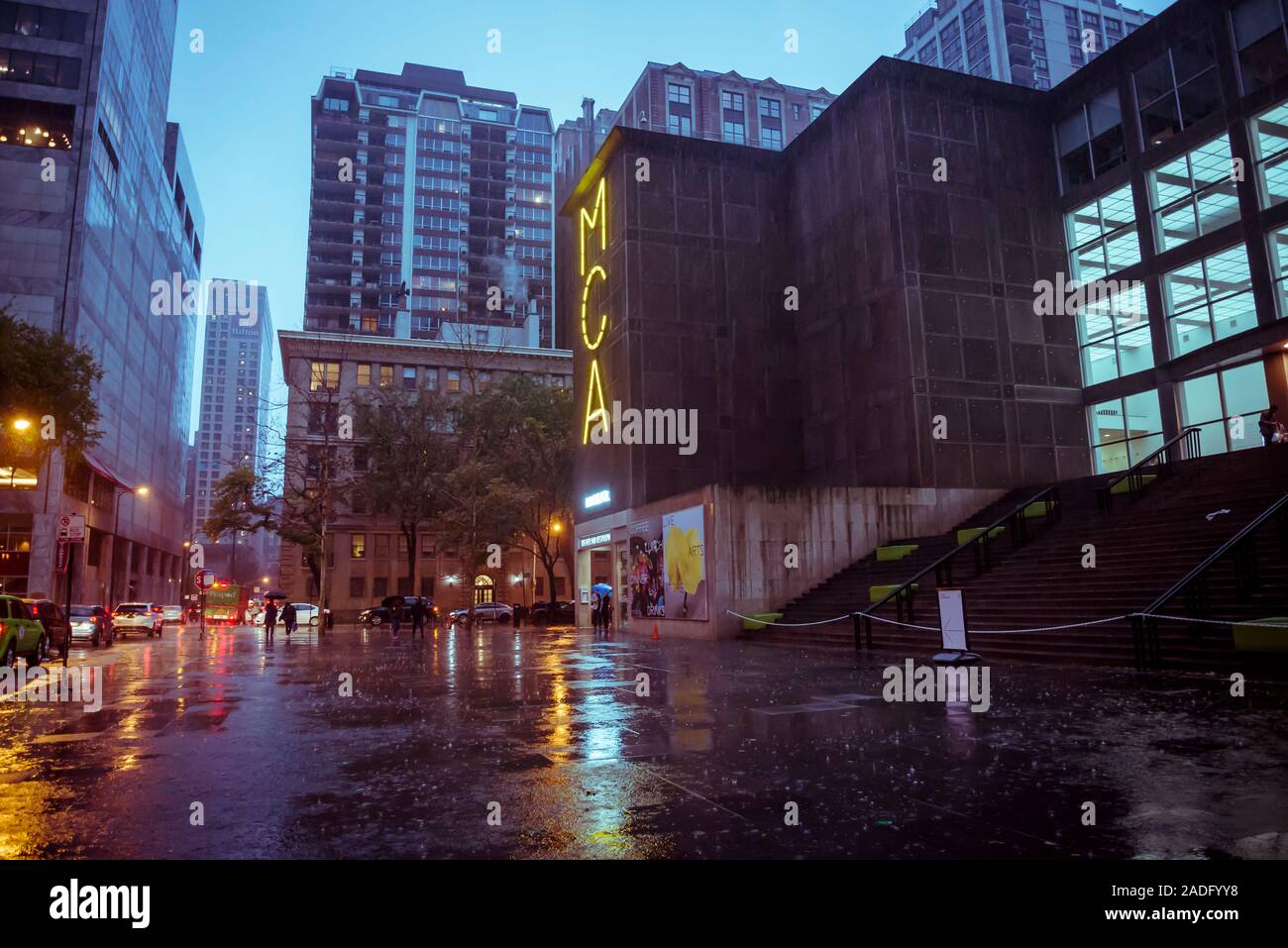 Museum Of Contemporary Art (MCA), Chicago, Illinois, USA Stock Photo ...