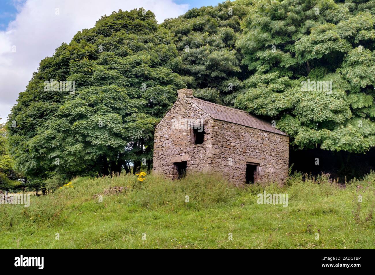 Mine manager's office (now a field barn) at Little Pasture Lead Mine ...