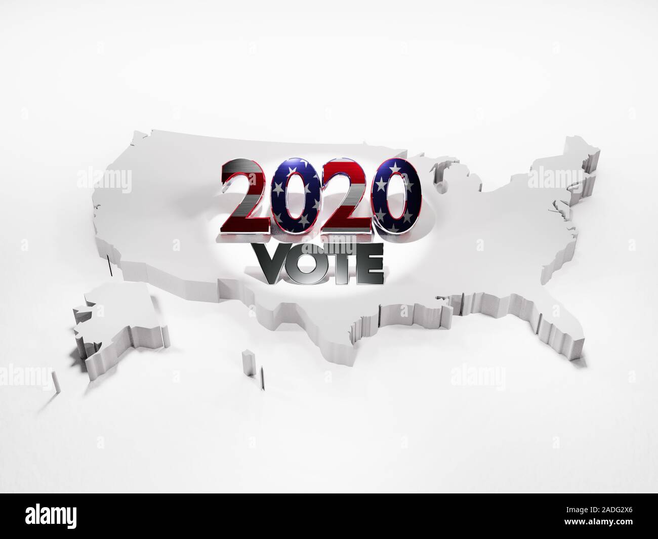 United states political map 3d hi-res stock photography and images - Alamy