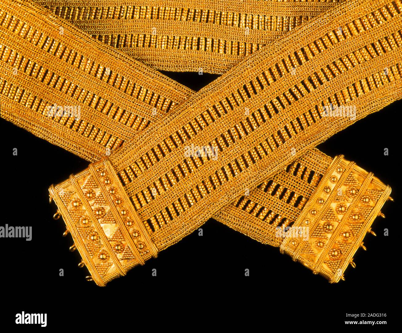 Gold belt. Gold belt from Surigao, in the Philippines. This belt was ...