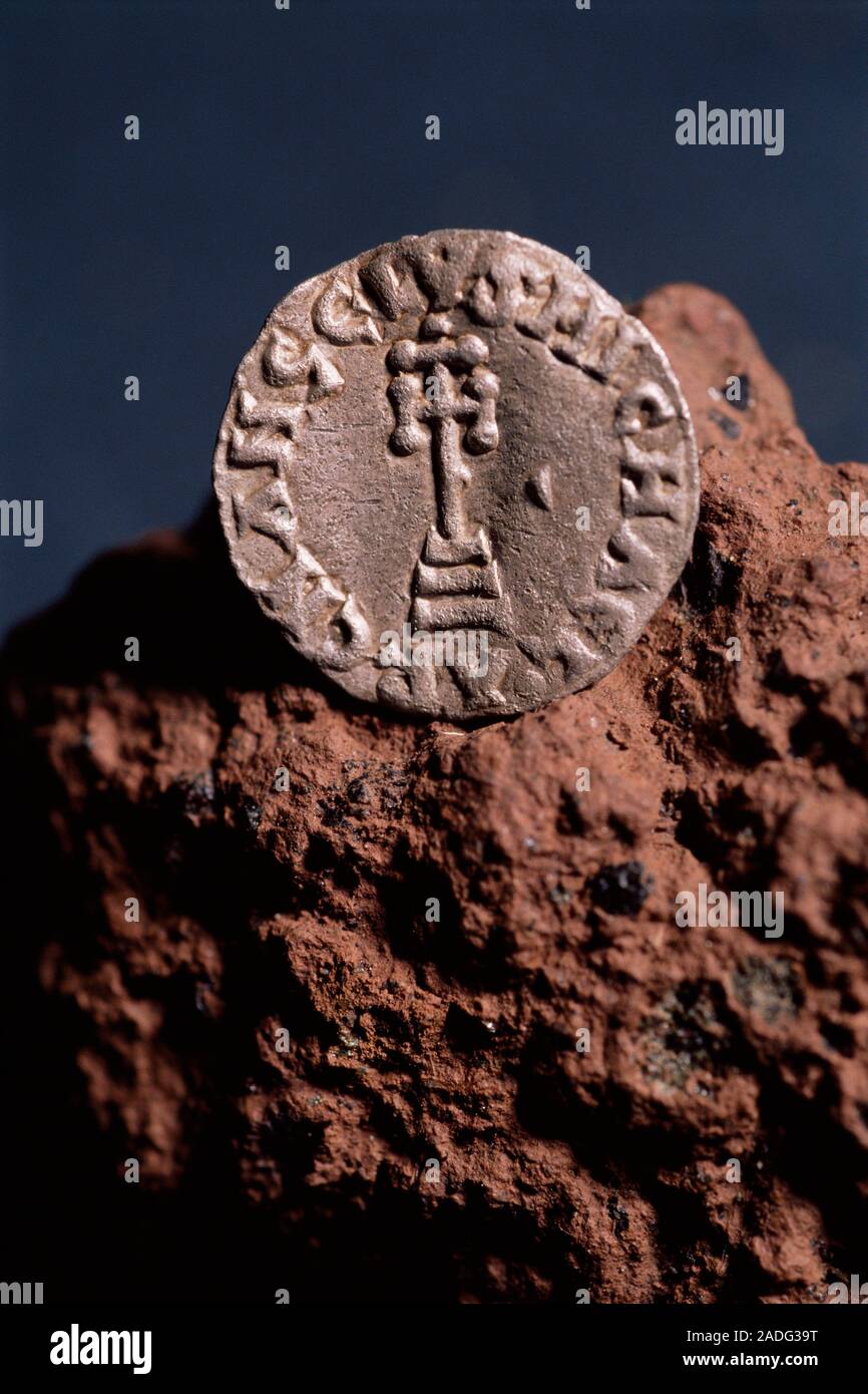 9th-century coin. This coin was minted by one of the Lombards states ...