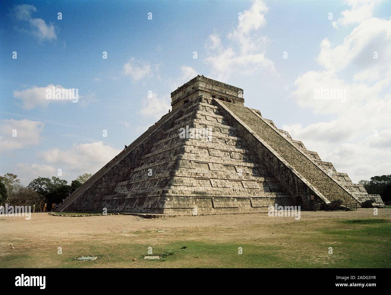 El Castillo (the castle), part of the Mayan city of Chichen Itza in ...