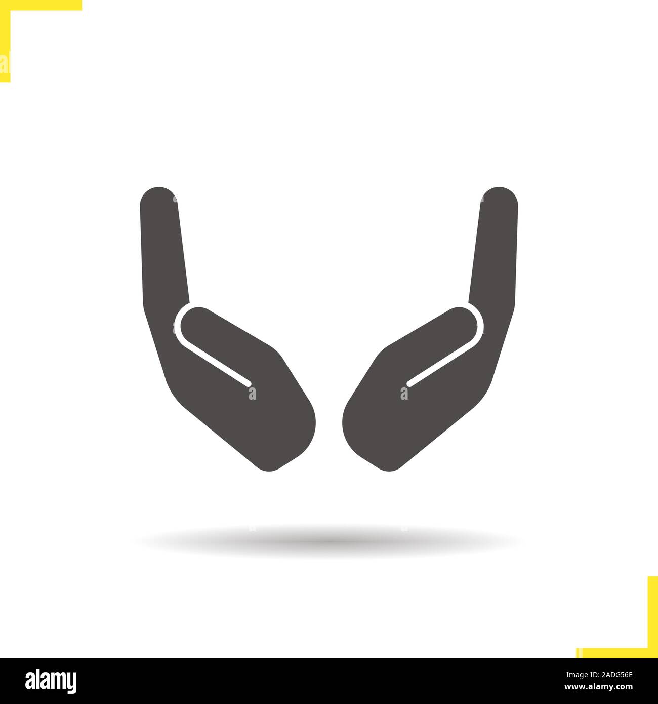 Cupped Hands Silhouette