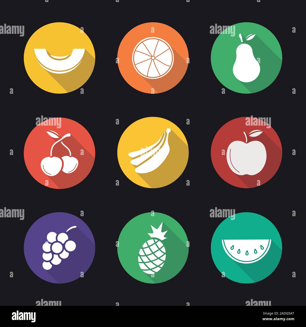 Two bananas and an apple Stock Vector Images - Alamy