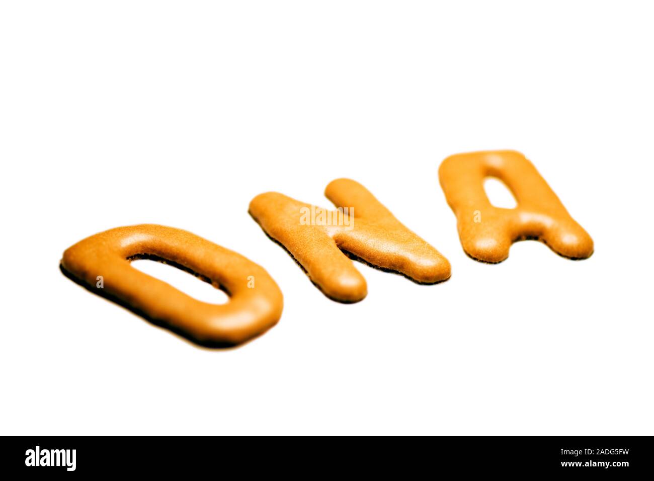 DNA. Computer artwork of the word DNA". DNA (deoxyribonucleic acid ...