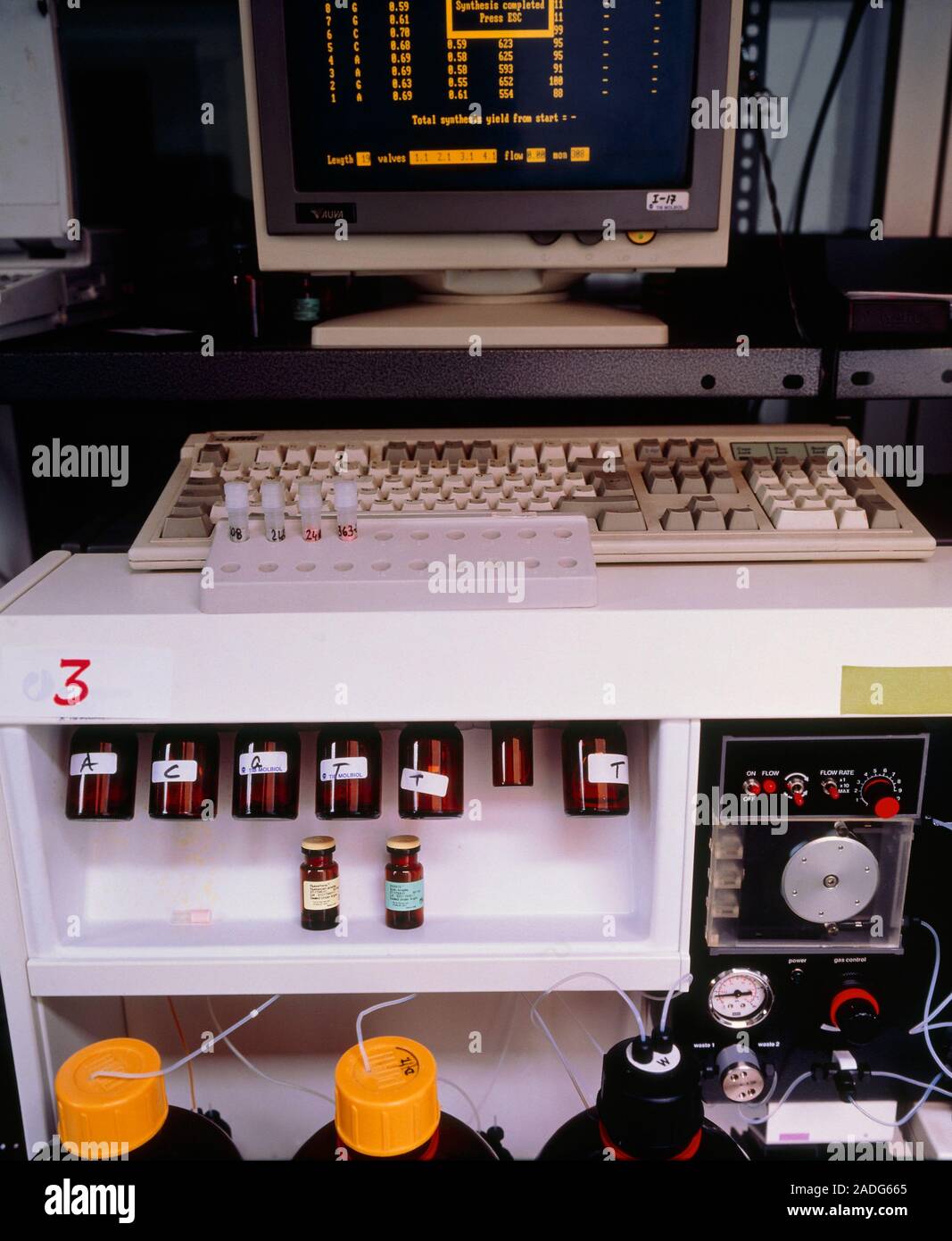 Gene synthesiser. Computer-controlled machine for the synthesis of ...