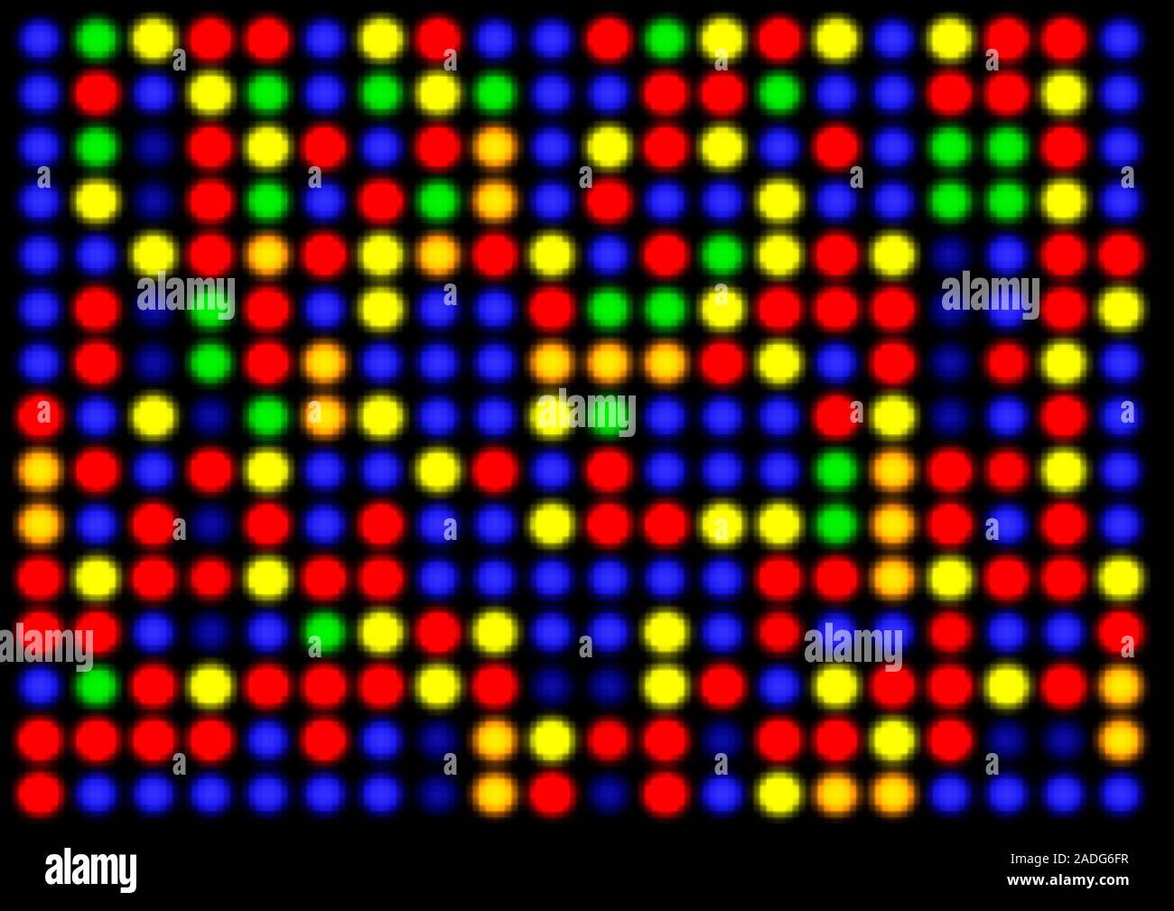 DNA microarray, illustration. DNA (deoxyribonucleic acid) microarray ...