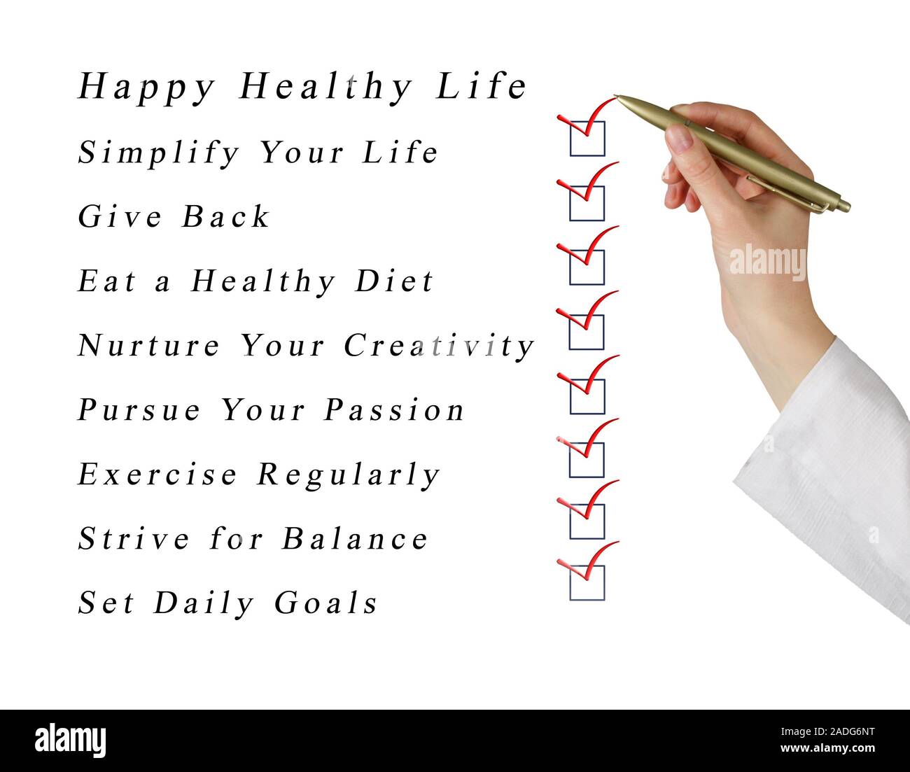 Happy healthy life Stock Photo - Alamy