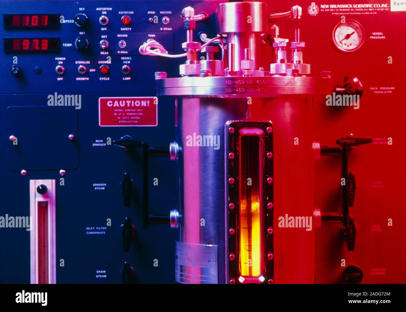 Fermentation vat. Vessel for the fermentation of microorganisms ...