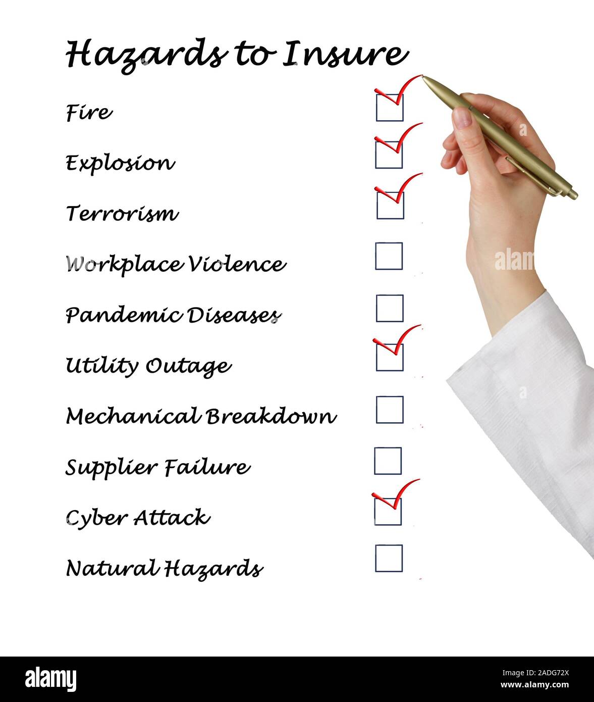 Hazards list hi-res stock photography and images - Alamy