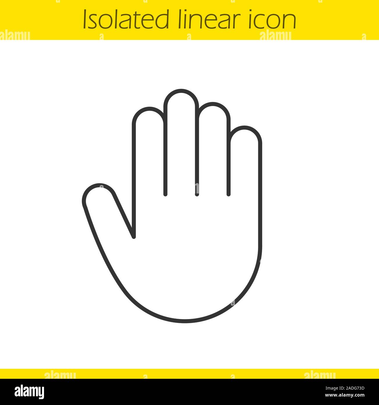 High Five Hand Vector