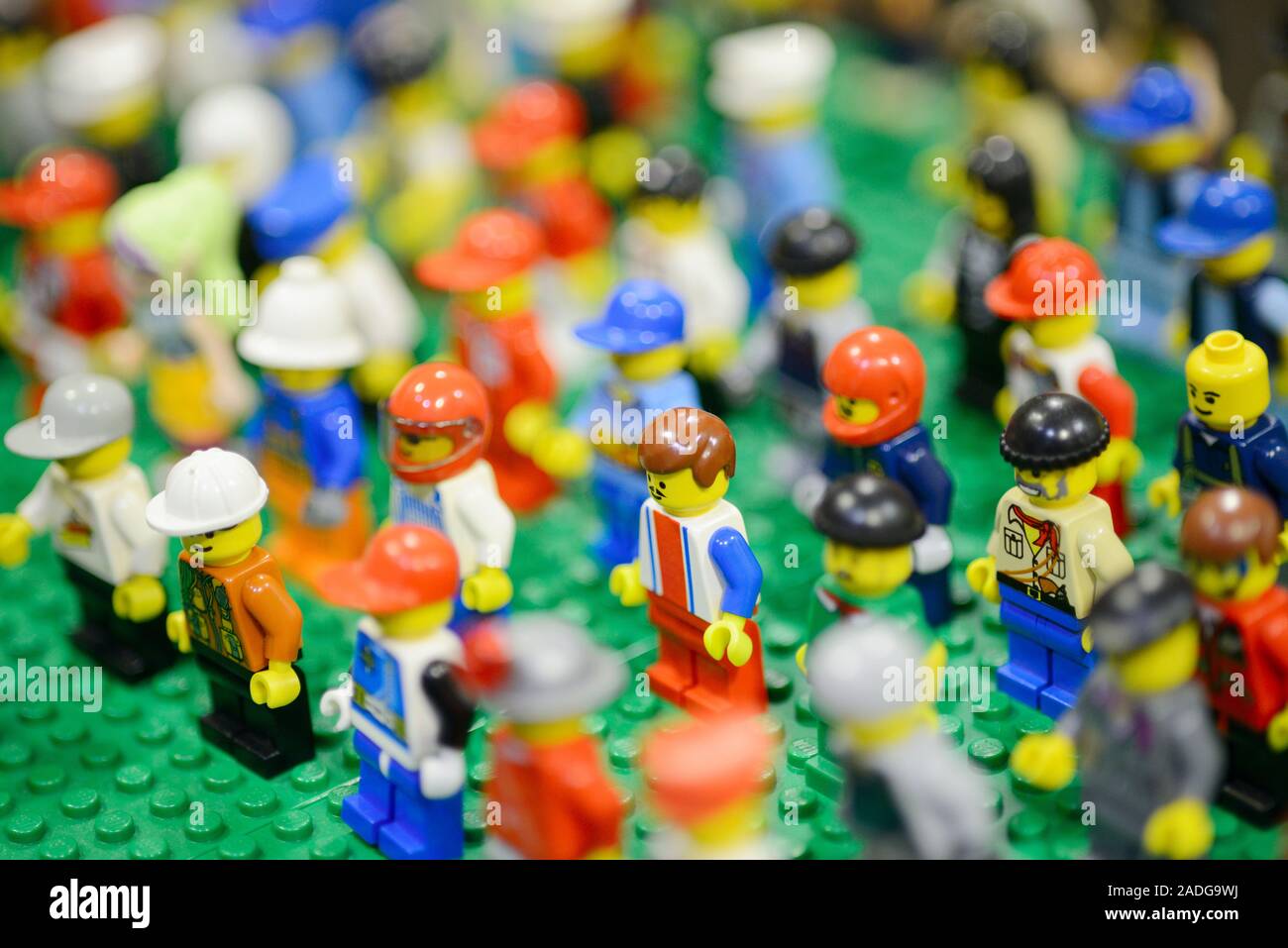 Group of Various Lego Mini Characters Stock Photo - Alamy