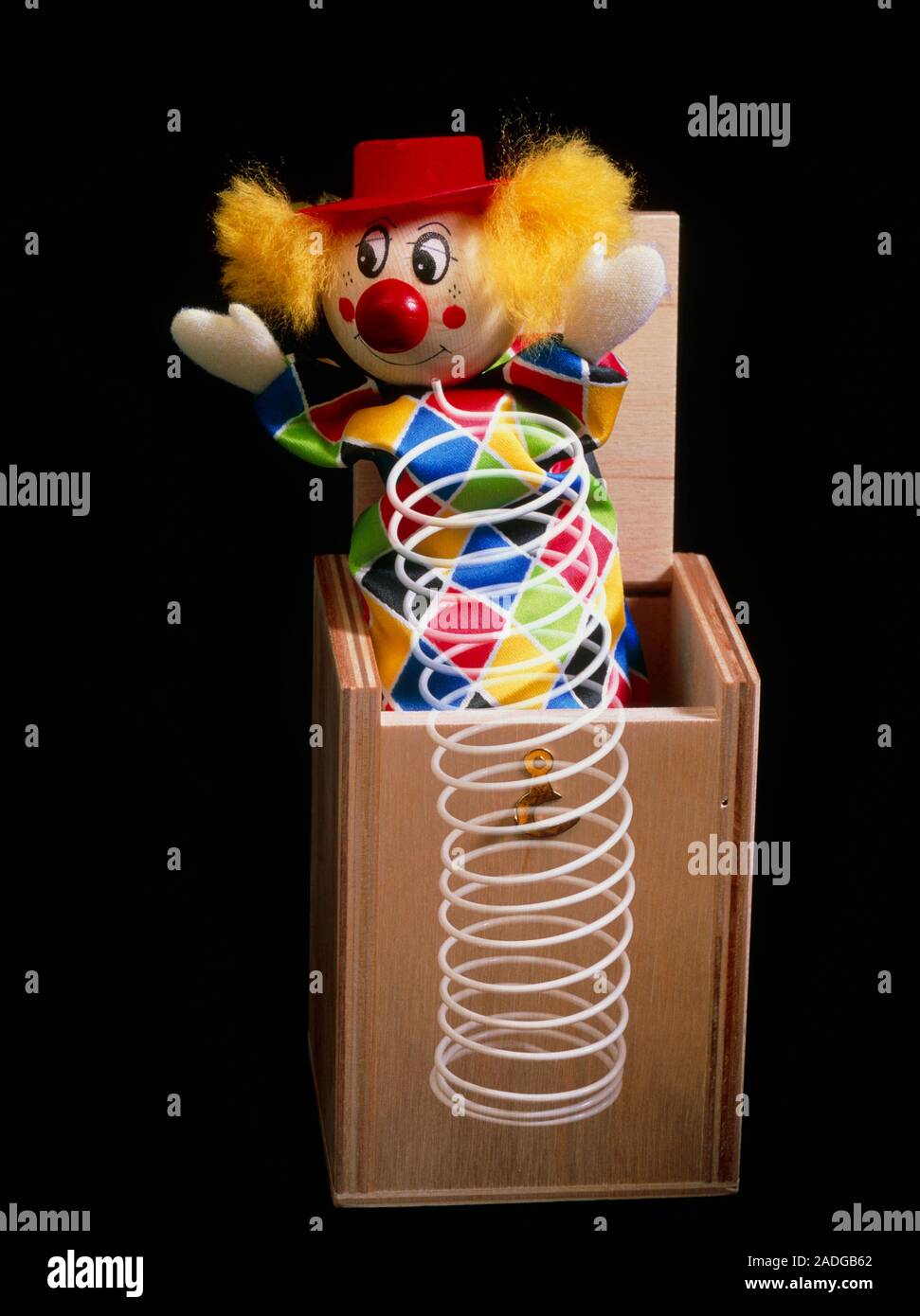 Jack-in-the-box and a spring. The potential energy of a compressed ...