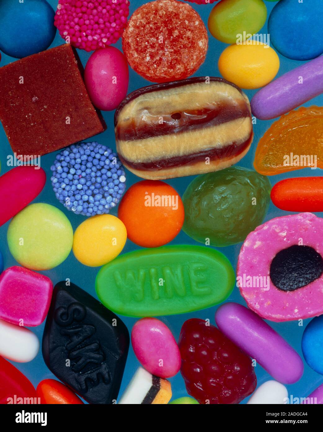 A selection of sweets Stock Photo - Alamy