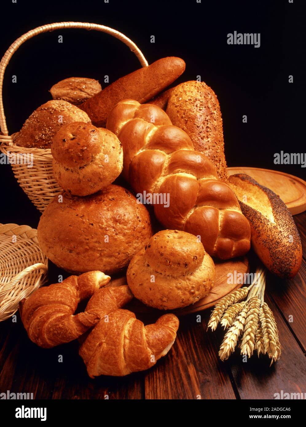 Assorted loaves of bread Stock Photo - Alamy