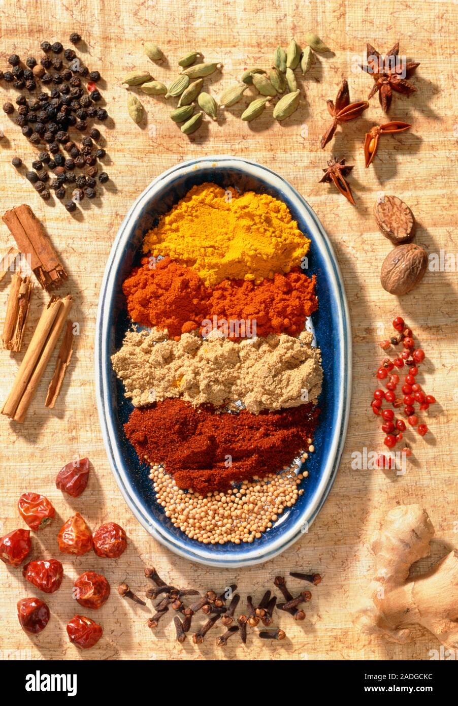 Spices. A collection of ground and whole spices. These include (from ...
