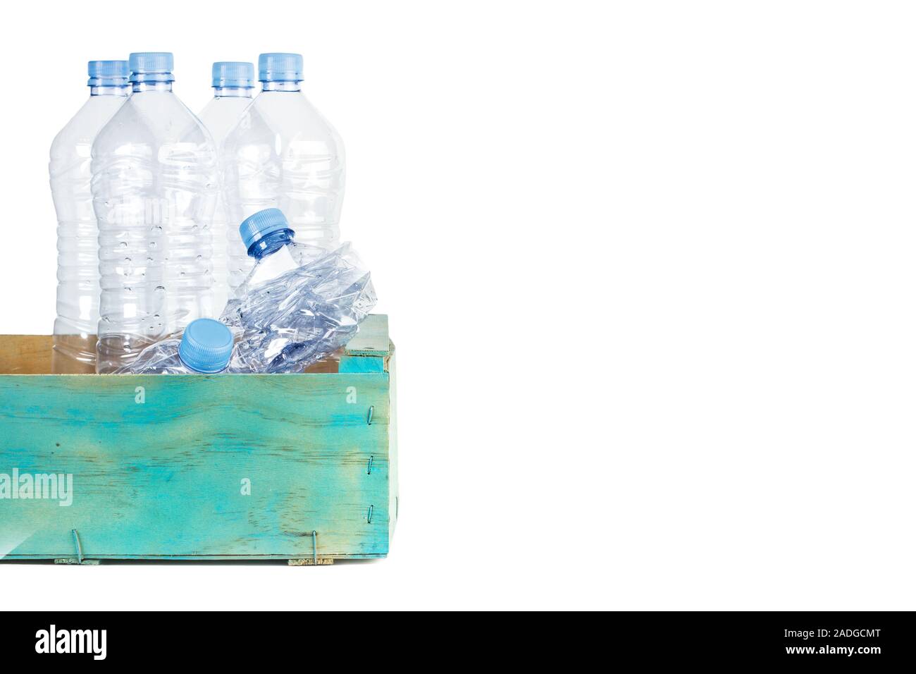 Plastic bottles in garbage Cut Out Stock Images & Pictures - Alamy